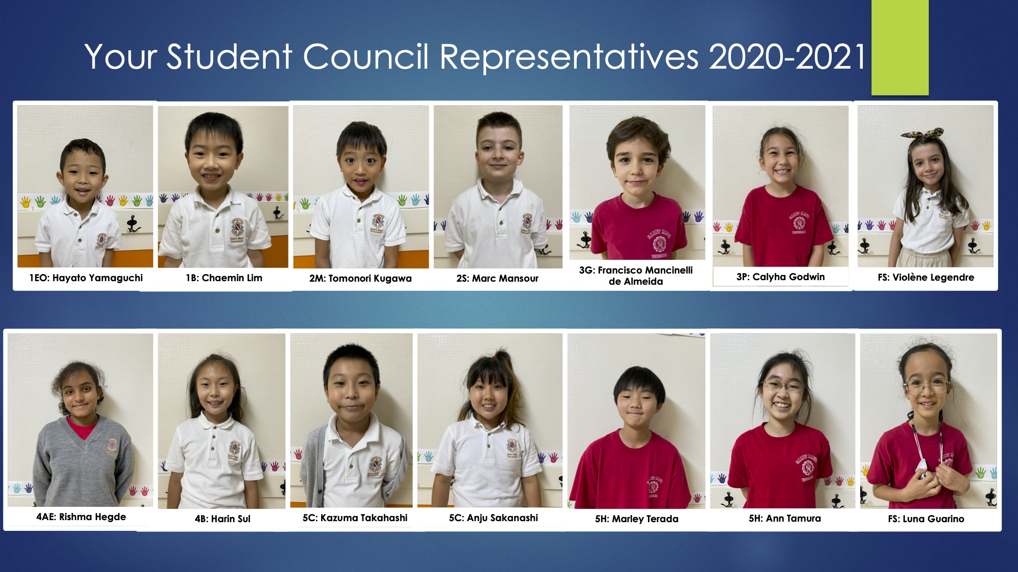 Student Council 2020 -2021 | Elementary School Student Council